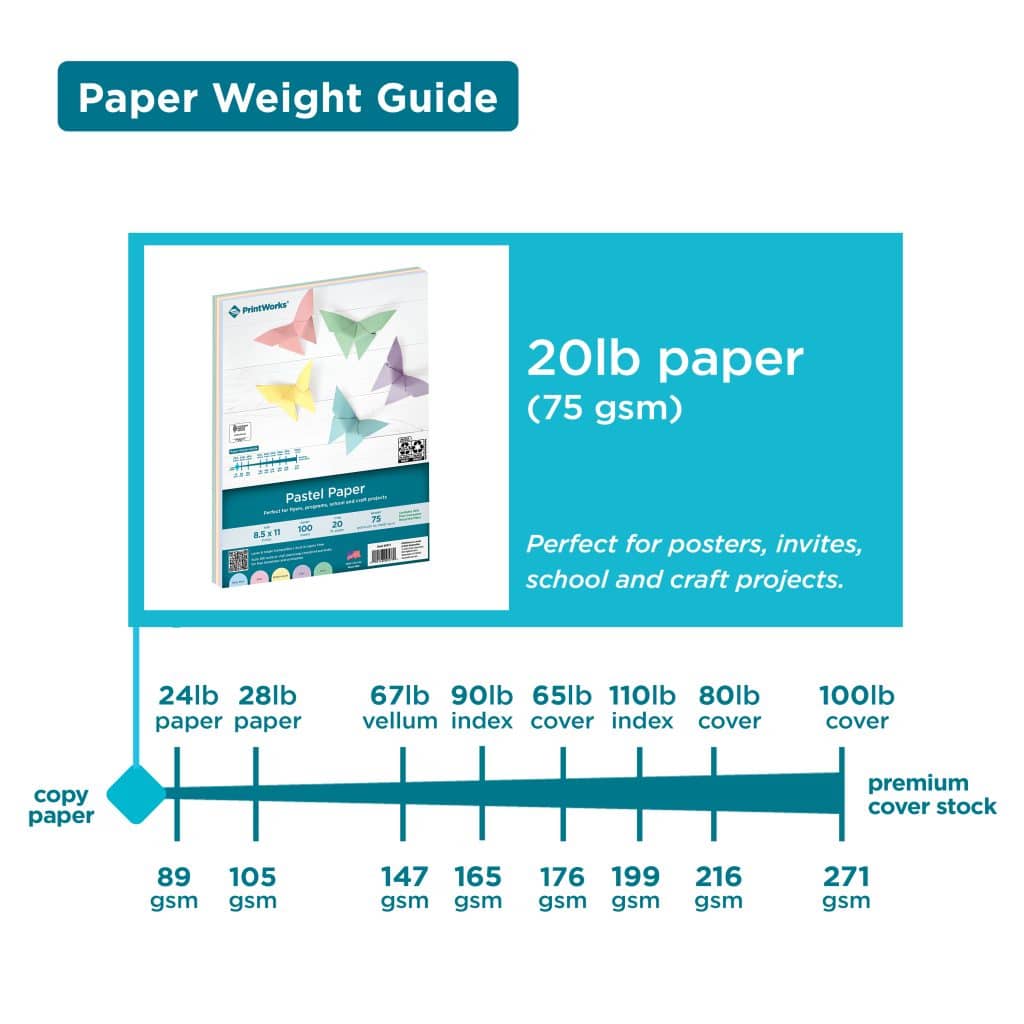 PrintWorks Pastel Paper for Craft Projects | Paris Corporation