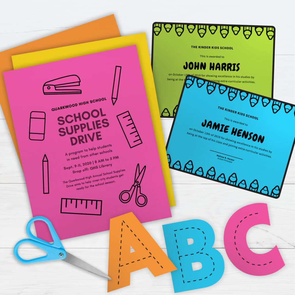 PrintWorks Neon Cardstock for Craft Projects | Paris Corporation