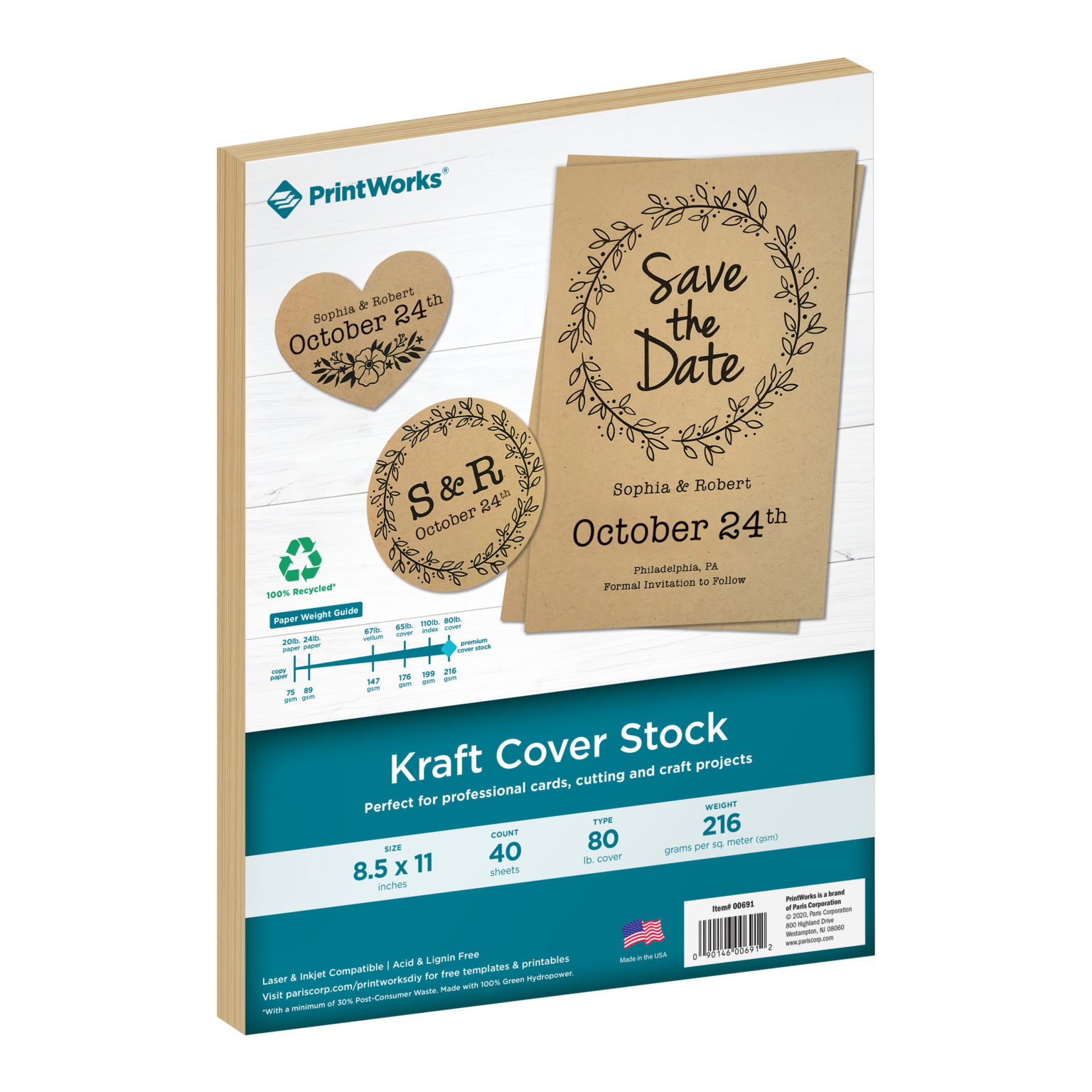 Wedding Printables and Projects by PrintWorks | Paris Corporation
