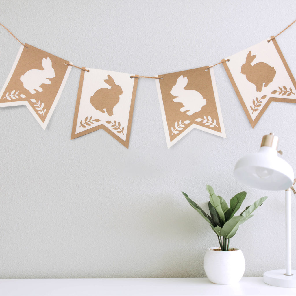 Bunny Banner – Free Printable Download from Printworks