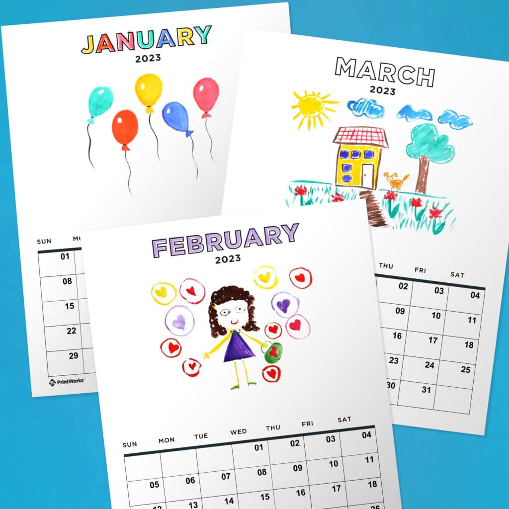 2023 Calendar Printable | Free Download from PrintWorks