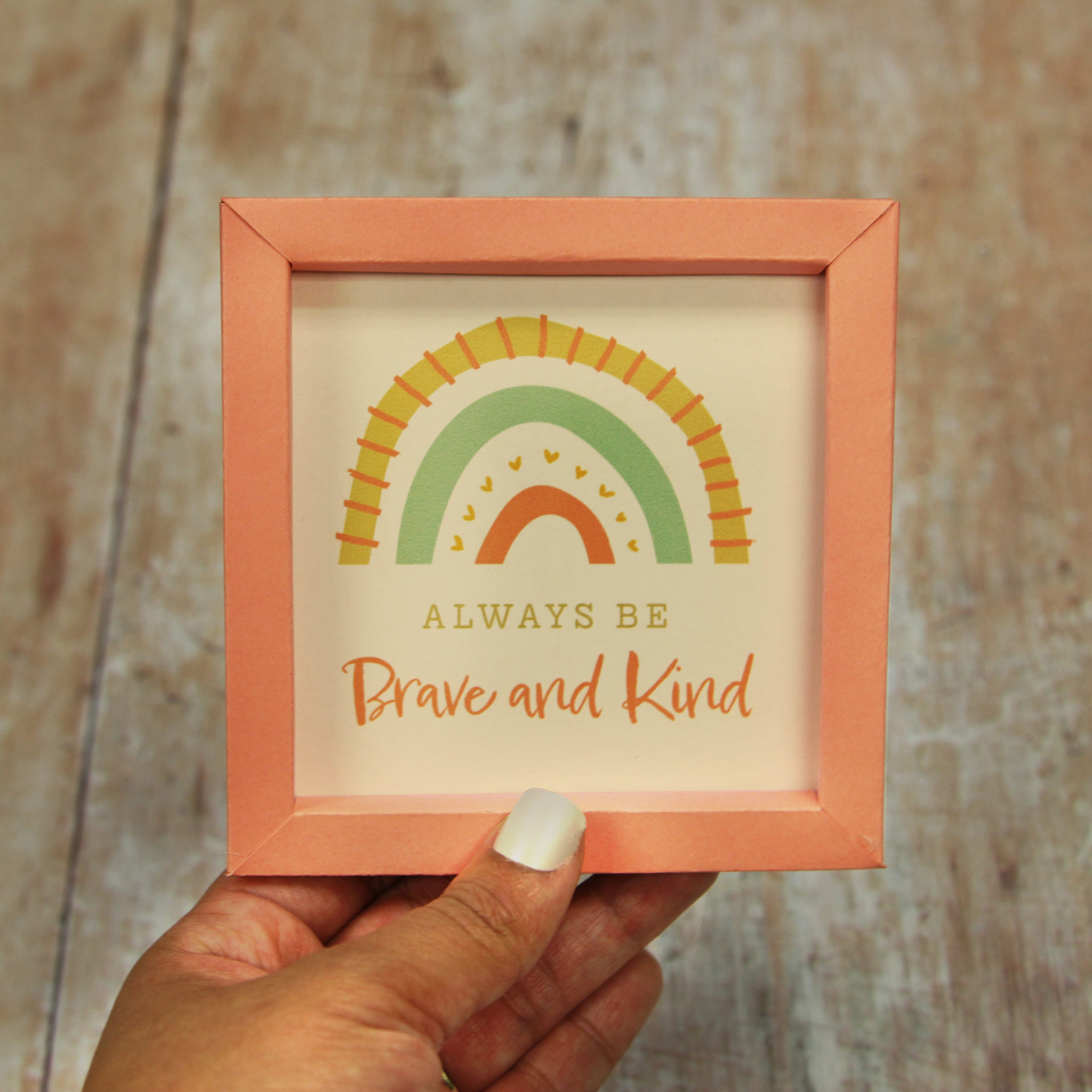 Boho Decor Paper Frame – SVG File and Free Template from PrintWorks