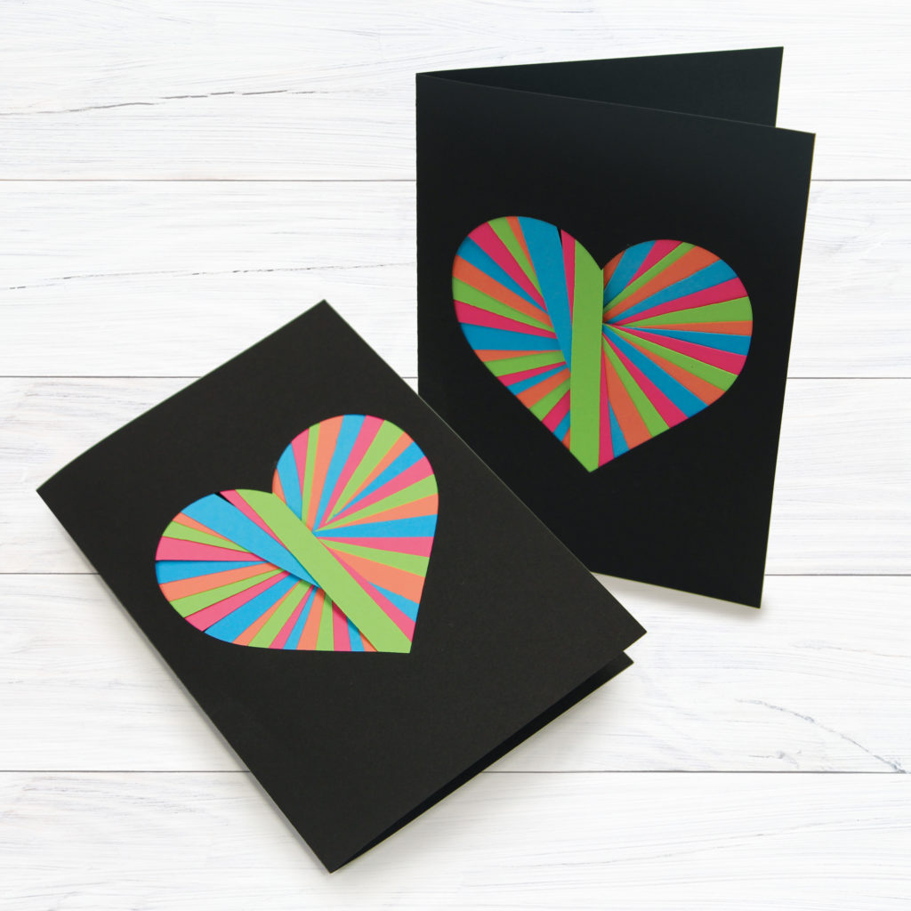 Colorful Heart Card (5 x 7 in) – Free SVG File and Printable - PrintWorks