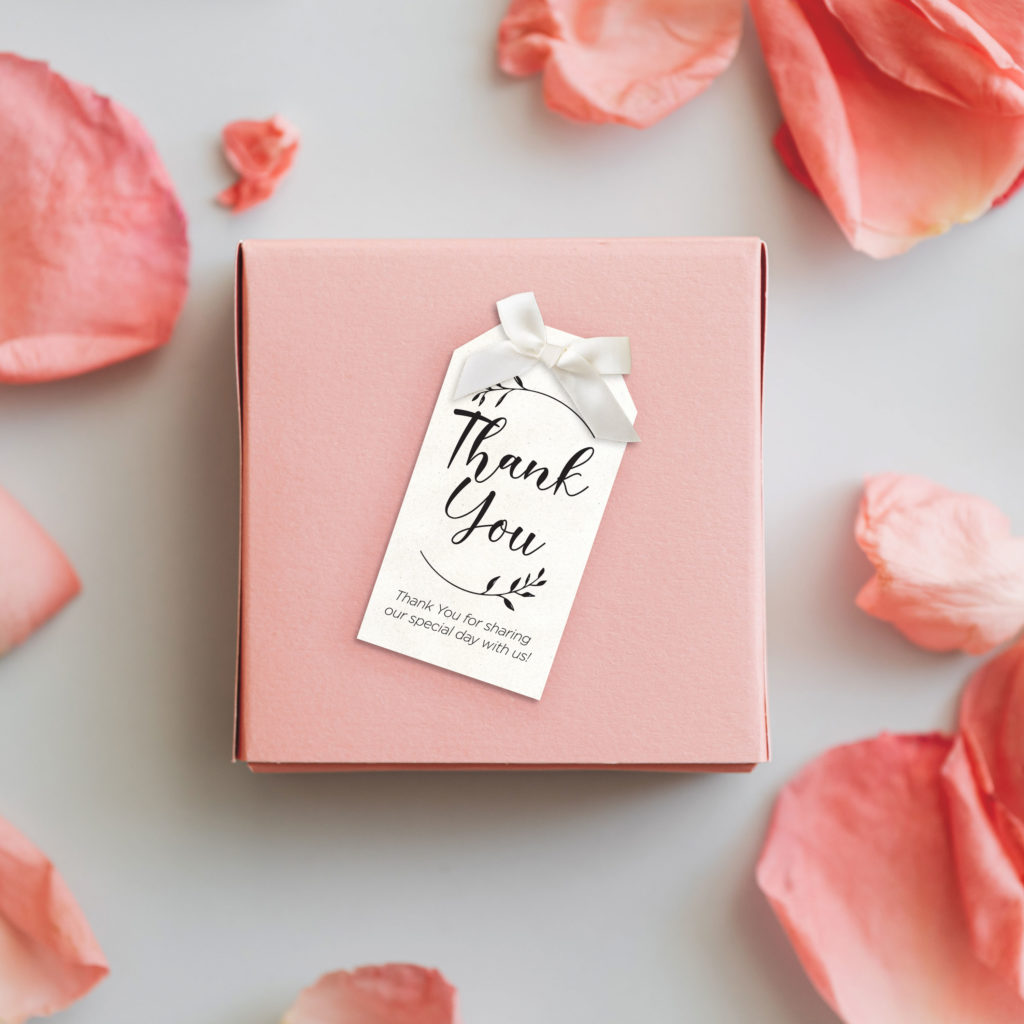 Wedding Favors Gift Tags - Free Printable from PrintWorks