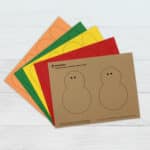 Thanksgiving Paper Turkey Free Printable by PrintWorks