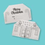 Christmas Origami House - Free Download by PrintWorks