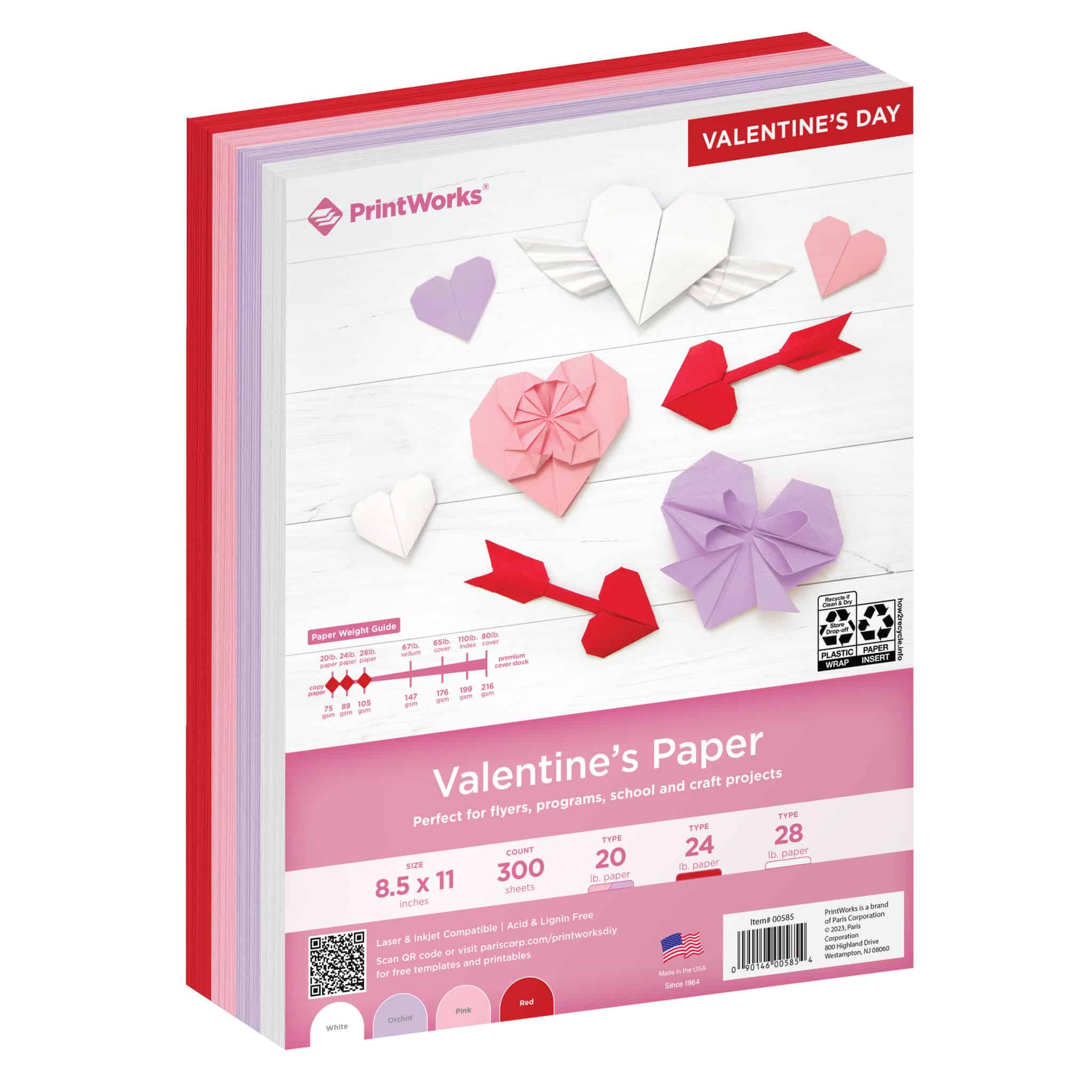 Valentine's Paper by PrintWorks | Paris Corporation